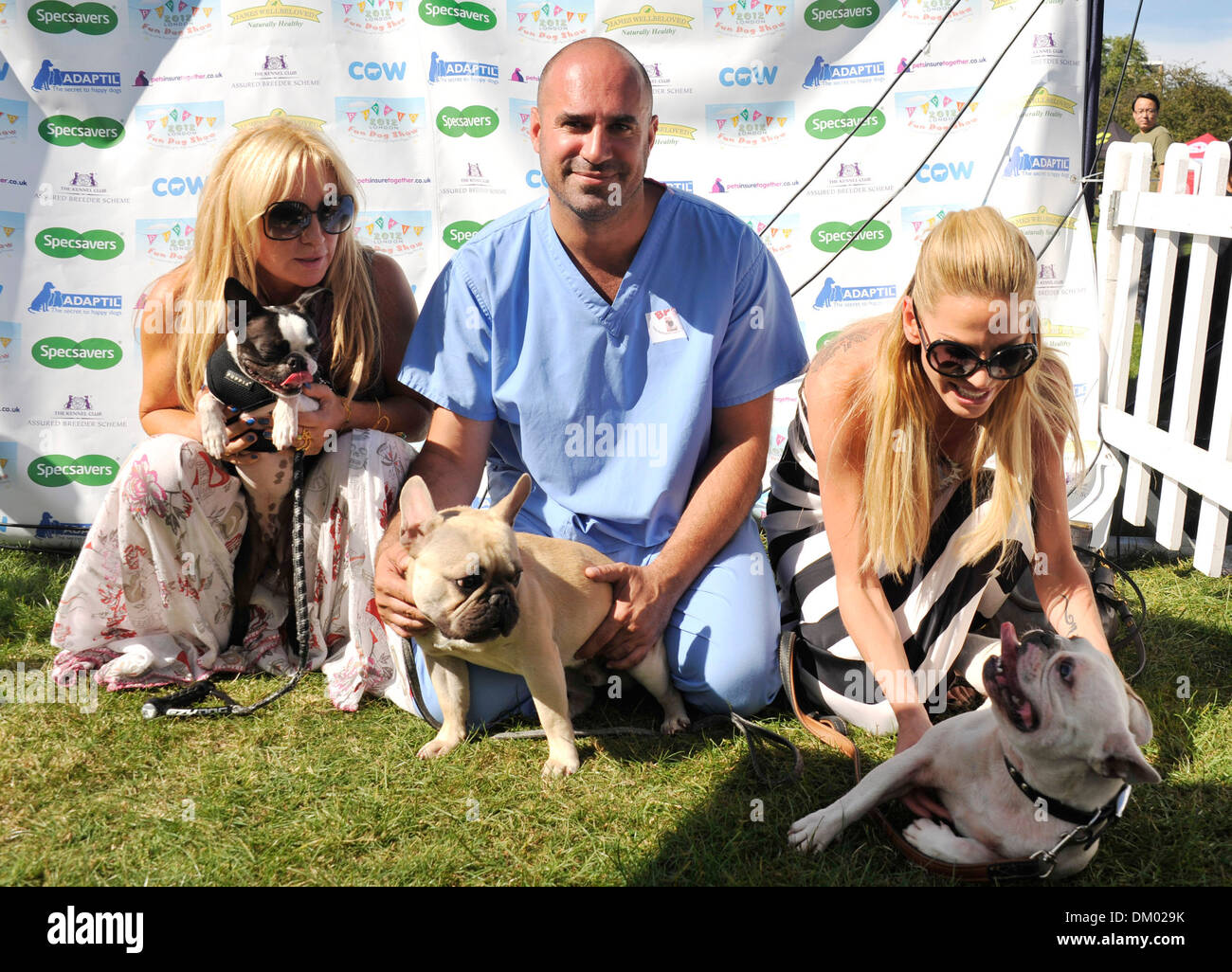 Meg Mathews Marc Abrahams and Sarah Harding attend PupAid Celebrity ...