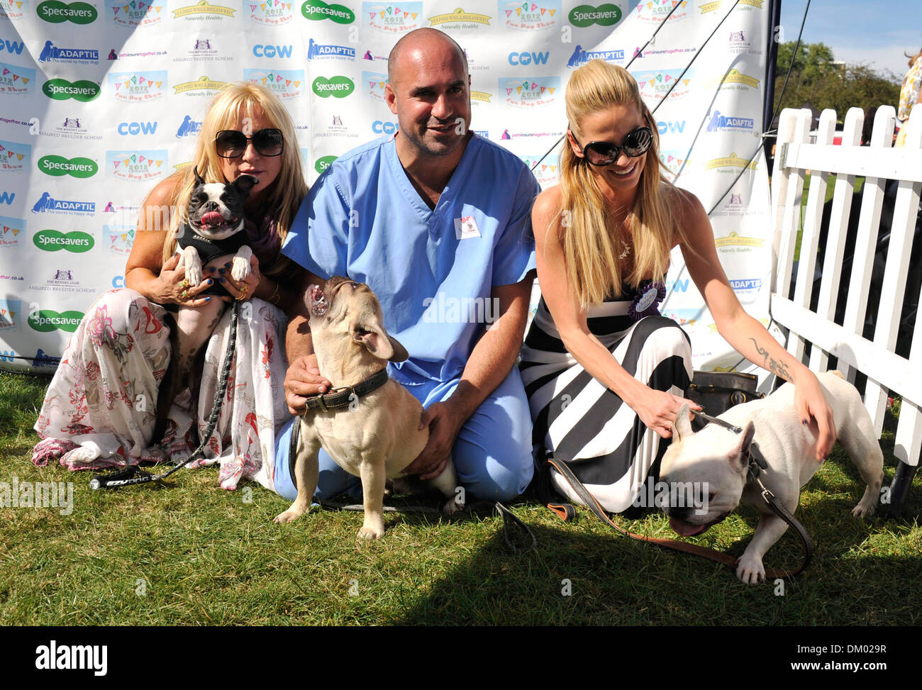 Meg Mathews Marc Abrahams and Sarah Harding attend PupAid Celebrity ...