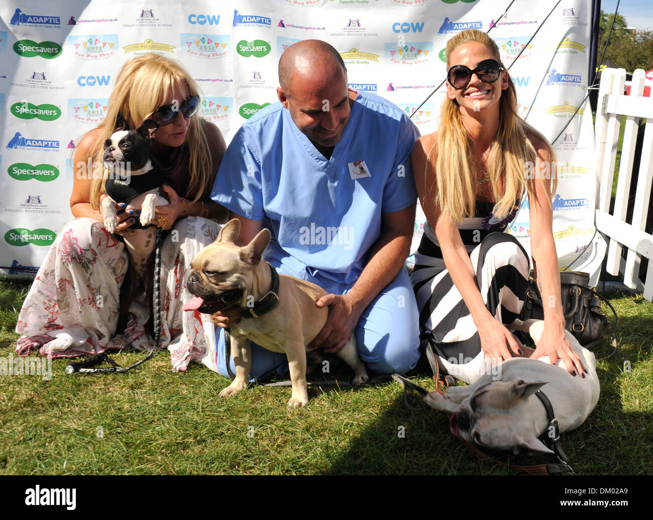 Meg Mathews Marc Abrahams and Sarah Harding attend PupAid Celebrity ...