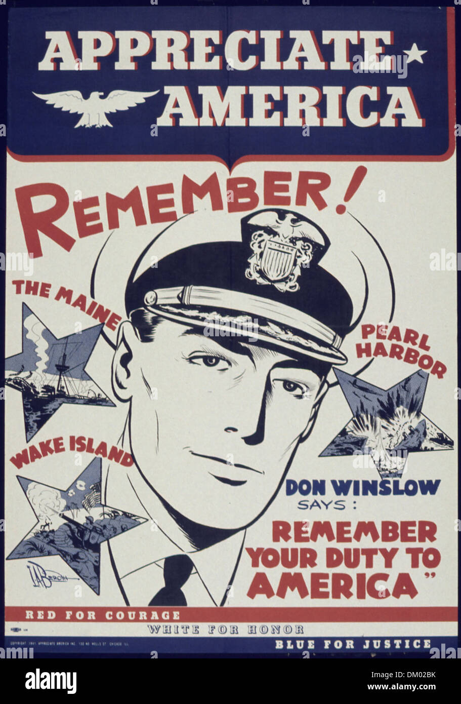 This World War II-era American propaganda poster urges citizens to ...