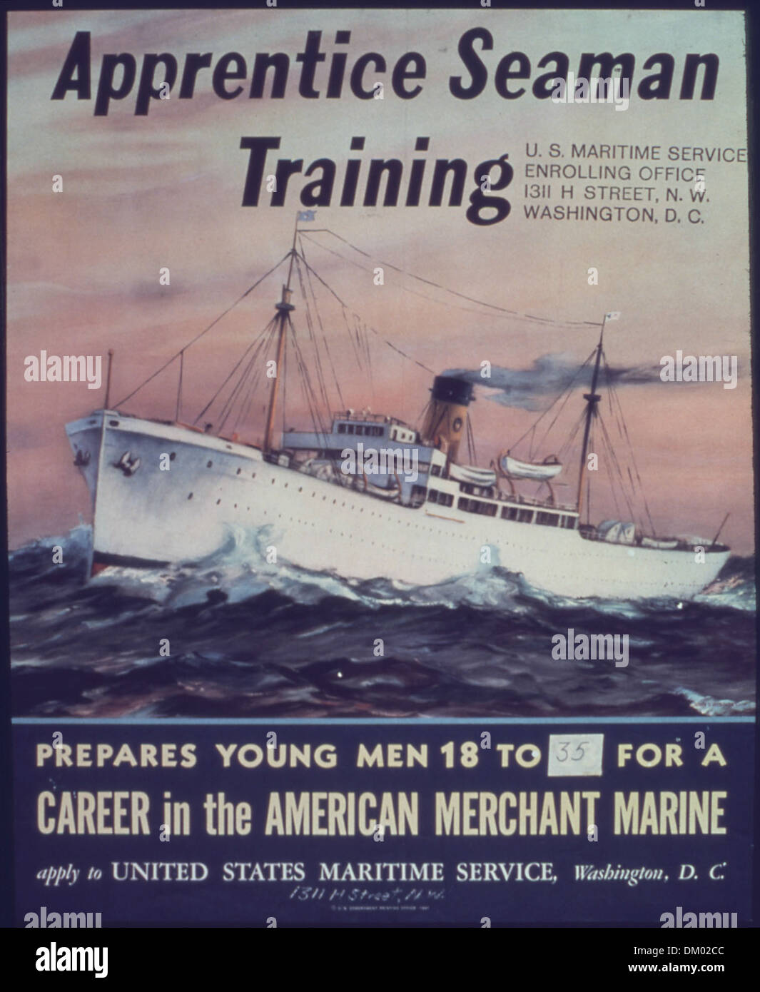 This World War II-era propaganda poster promotes the training of ...