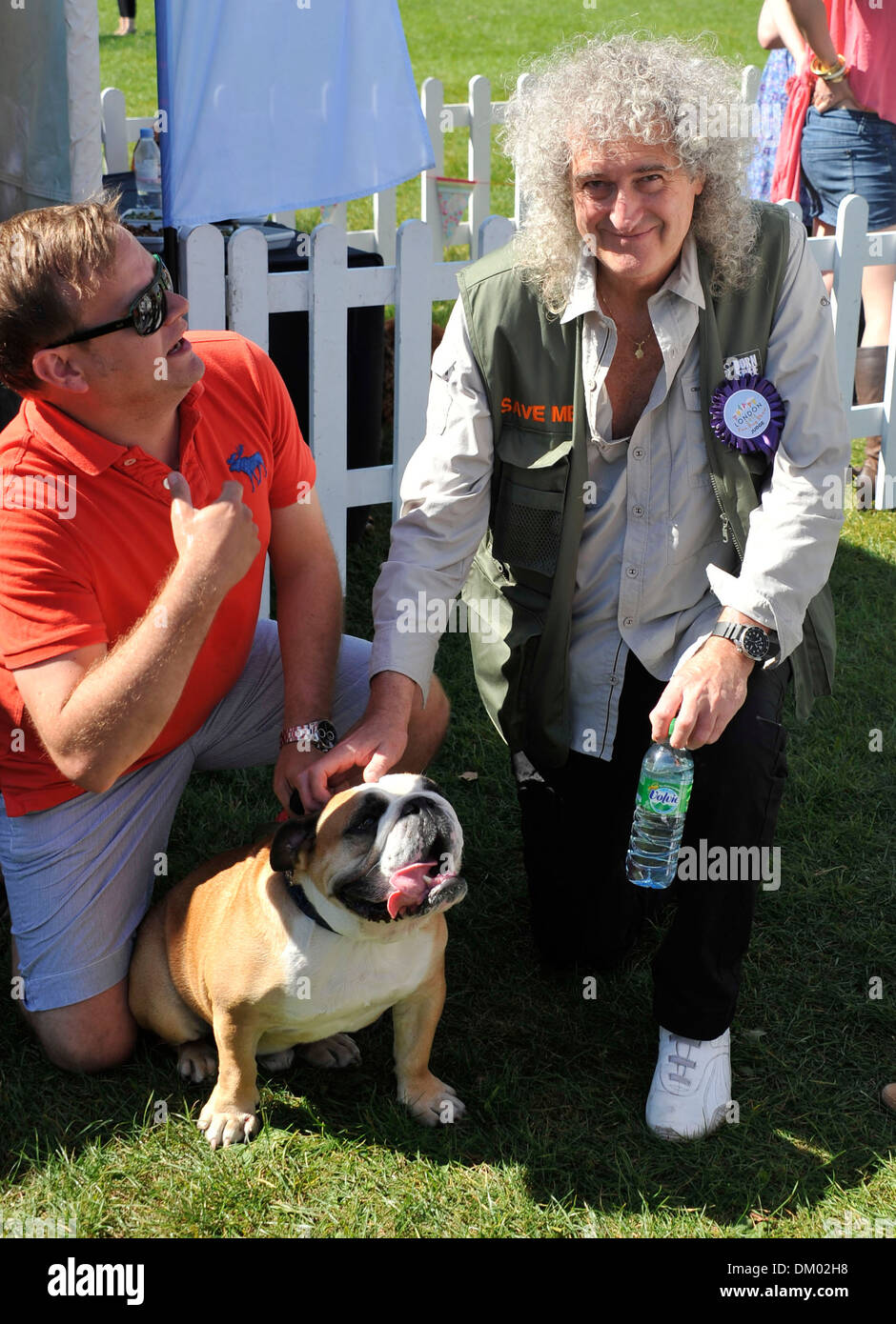Brian May attends the PupAid Celebrity-judged Dog Show at Primrose Hill ...