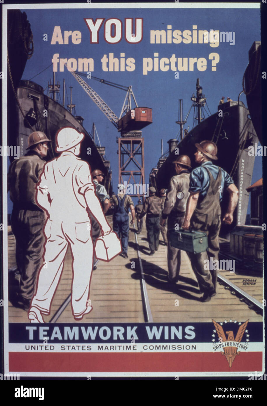 This American propaganda poster poses the question, encouraging ...