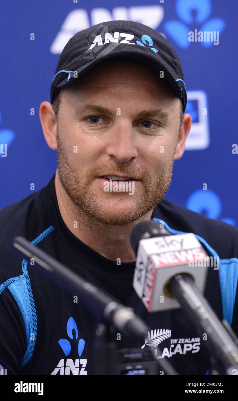 Cricket new zealand nets press conference hi-res stock photography and ...
