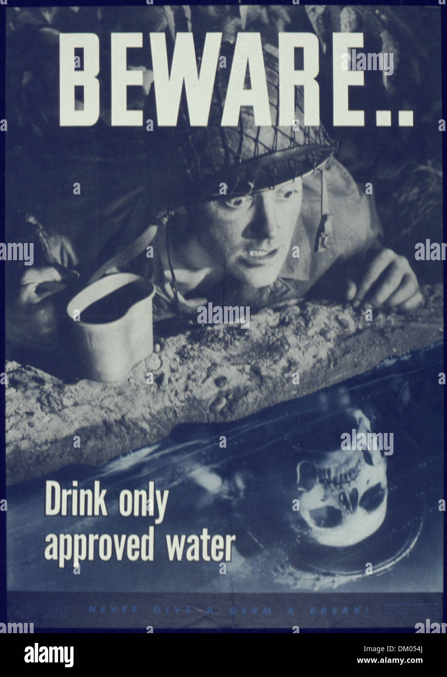 This World War II propaganda poster warns against consuming unapproved ...