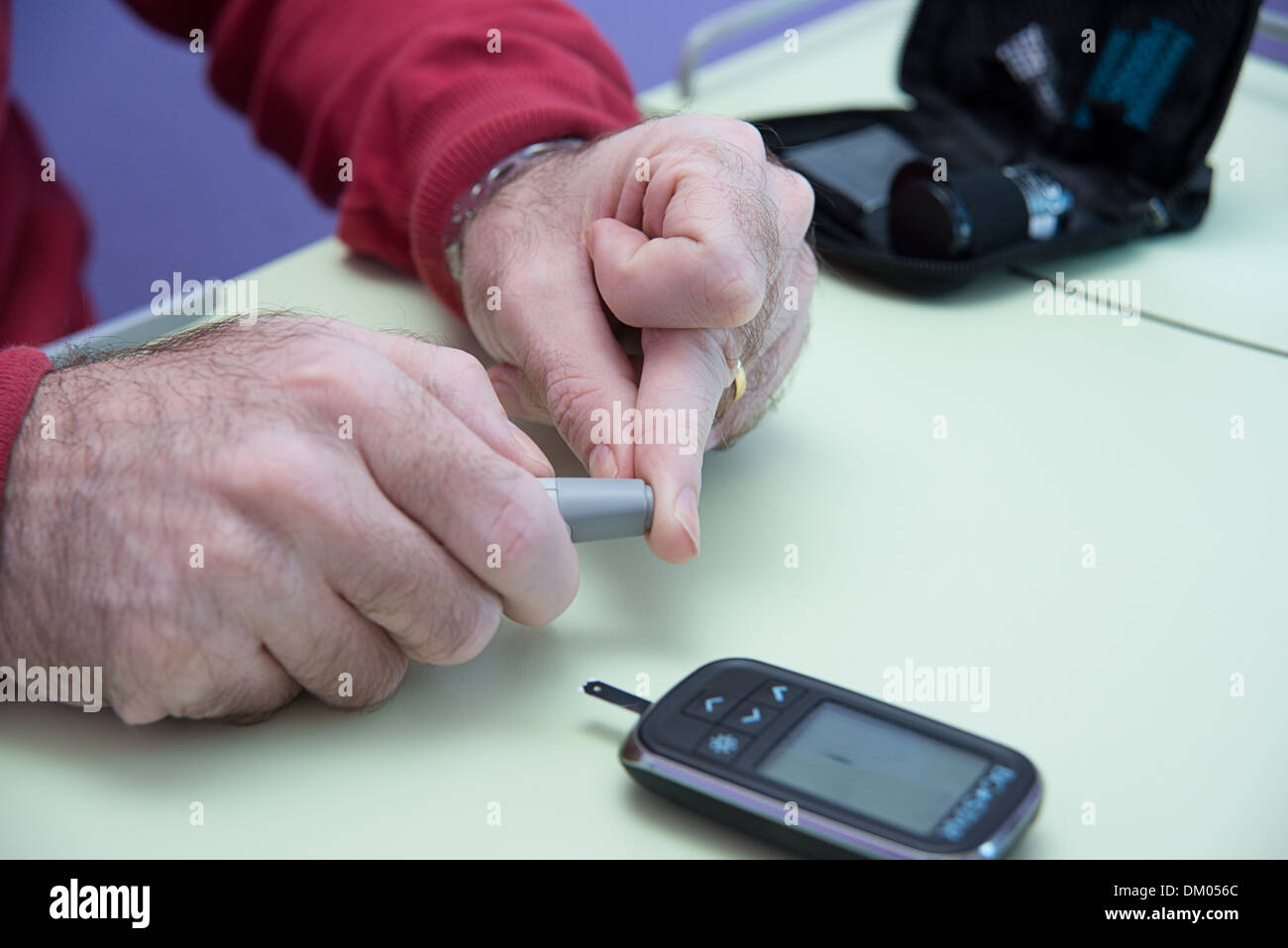 Diabetes test hospital hi-res stock photography and images - Alamy
