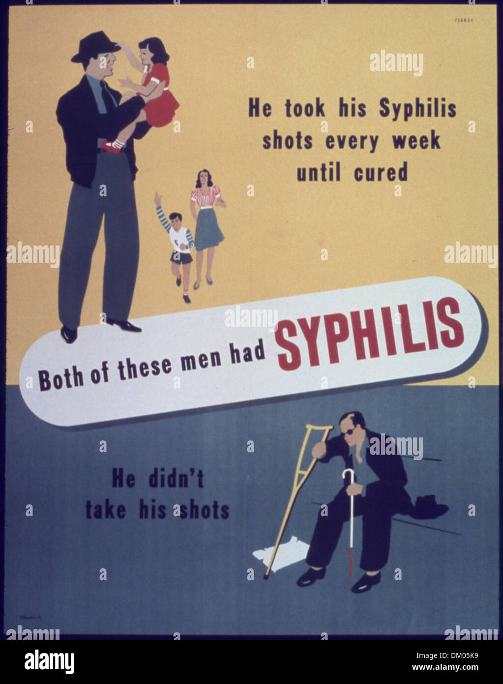 This American propaganda poster highlights the dangers of sexually ...