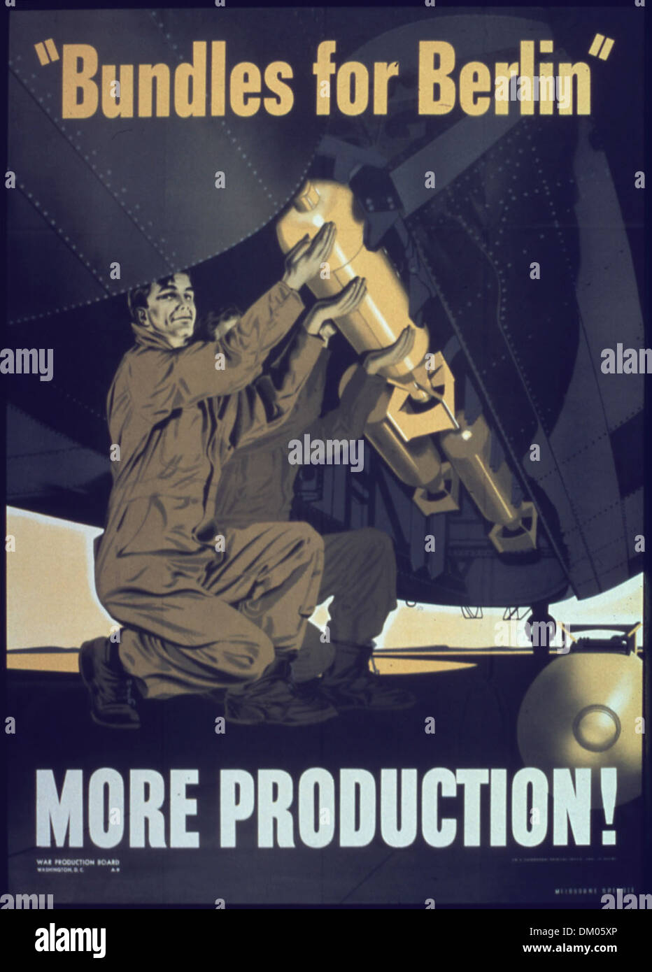 This American propaganda poster encourages the donation of clothing and ...