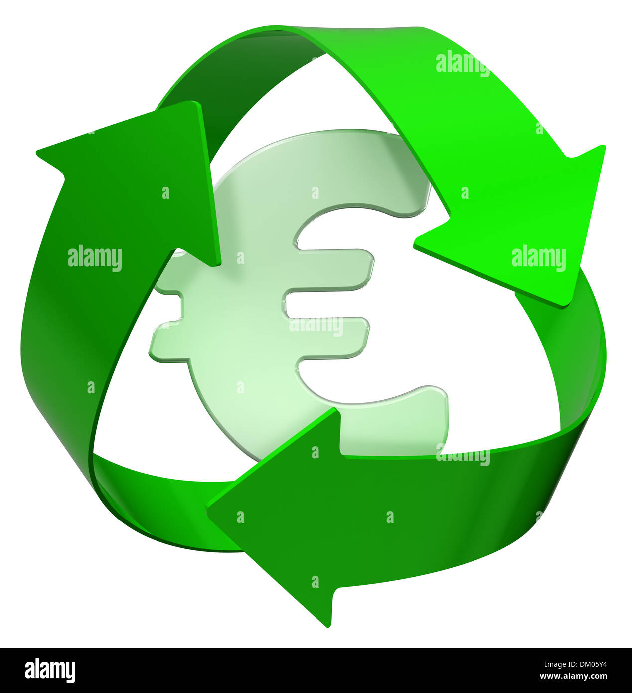 Recycle symbol euro hi-res stock photography and images - Alamy