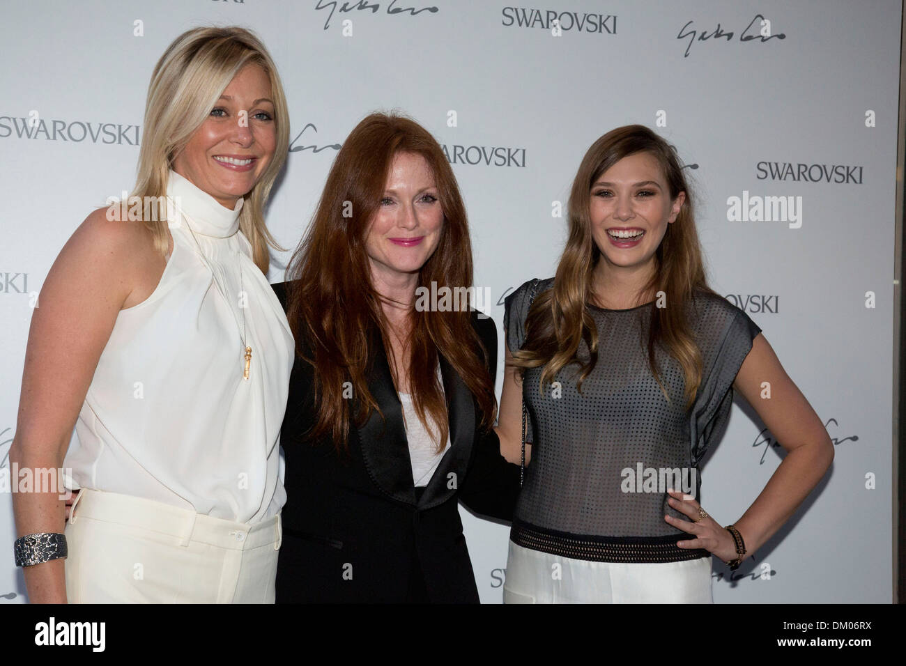 Julianne Moore Elizabeth Olson and Nadja Swarovski Swarovski Celebrates ...
