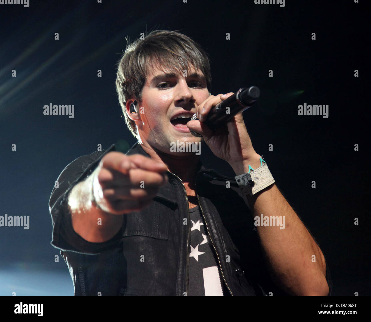 James Maslow of Big Time Rush performs during 'Big Time Rush with Cody ...