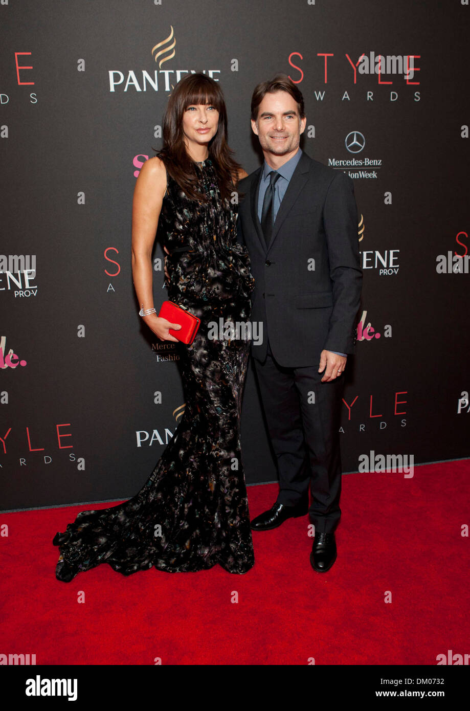 Ingrid Gordon and Jeff Gordon 2012 Style Awards held during Mercedes ...