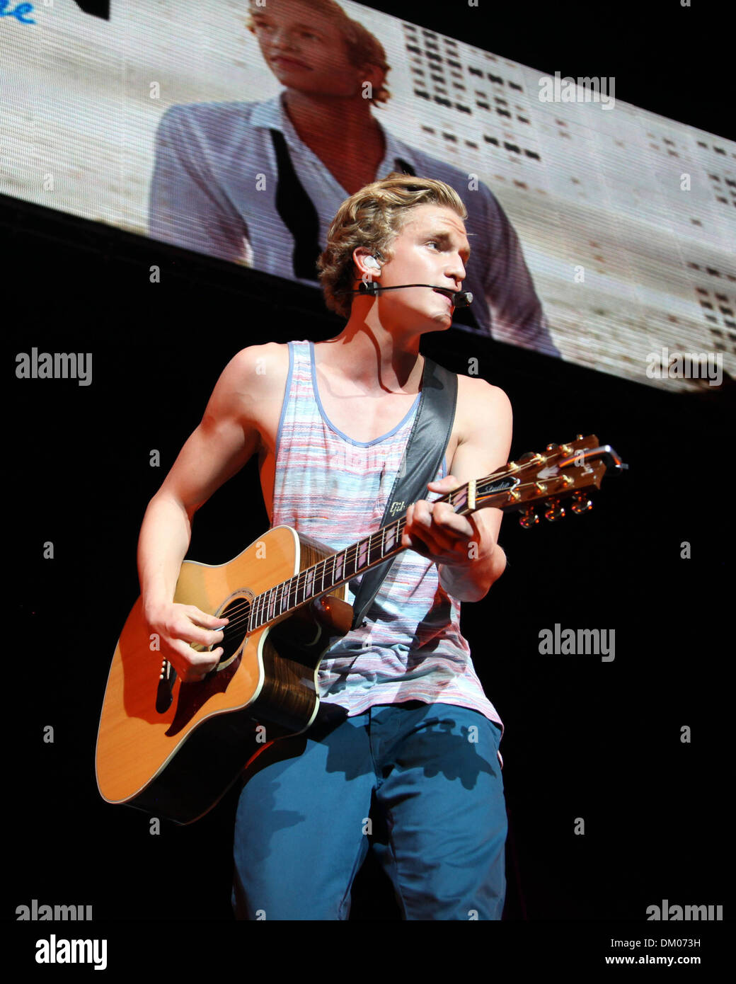 Cody Simpson performs during 'Big Time Rush with Cody Simpson' concert ...