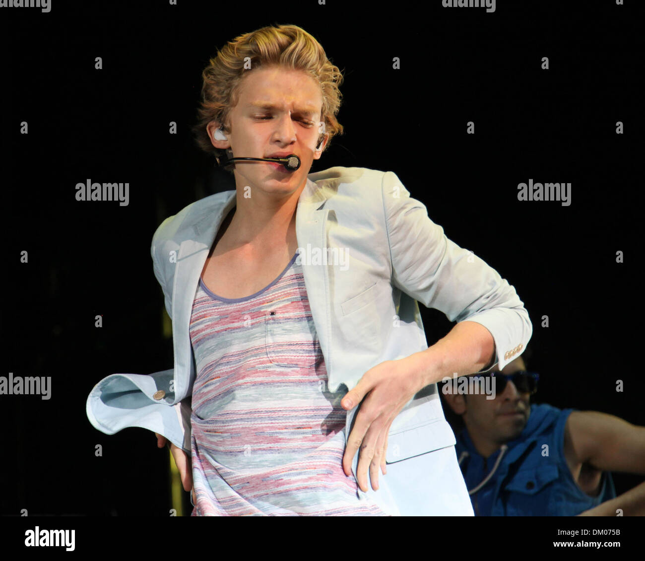 Cody Simpson performs during 'Big Time Rush with Cody Simpson' concert ...