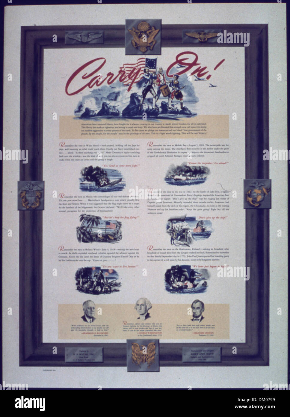 This World War II American propaganda poster encourages citizens to ...