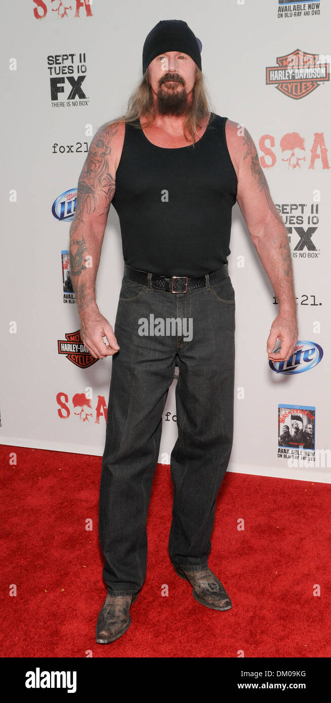 Rusty Coones Premiere Screening of FX's 'Sons Of Anarchy' Season 5 Held at Westwood Village ...