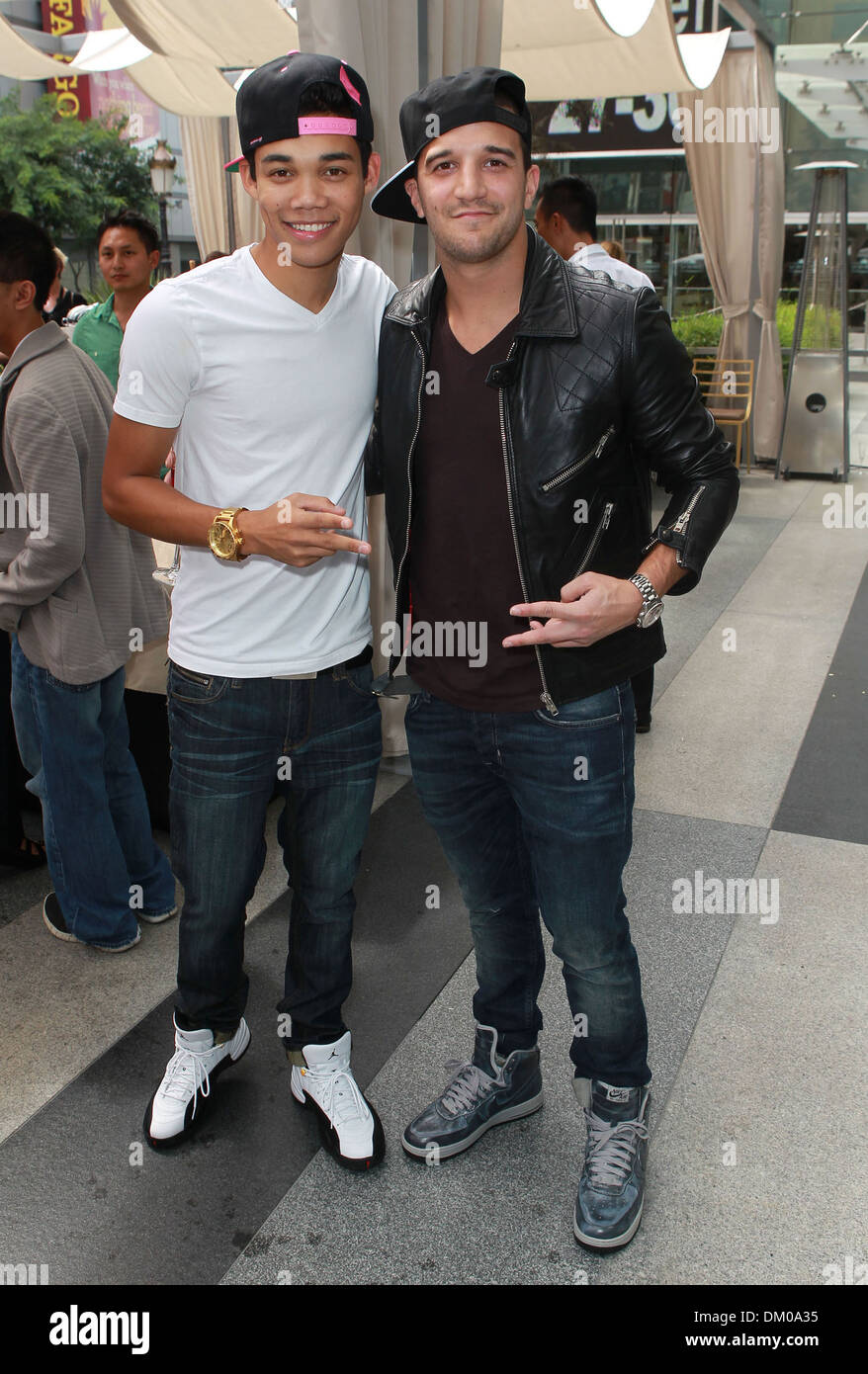 Roshan Fegan Mark Ballas 102.7 FM/ KIIS FM 2012 VMA Pre Party Held at ...