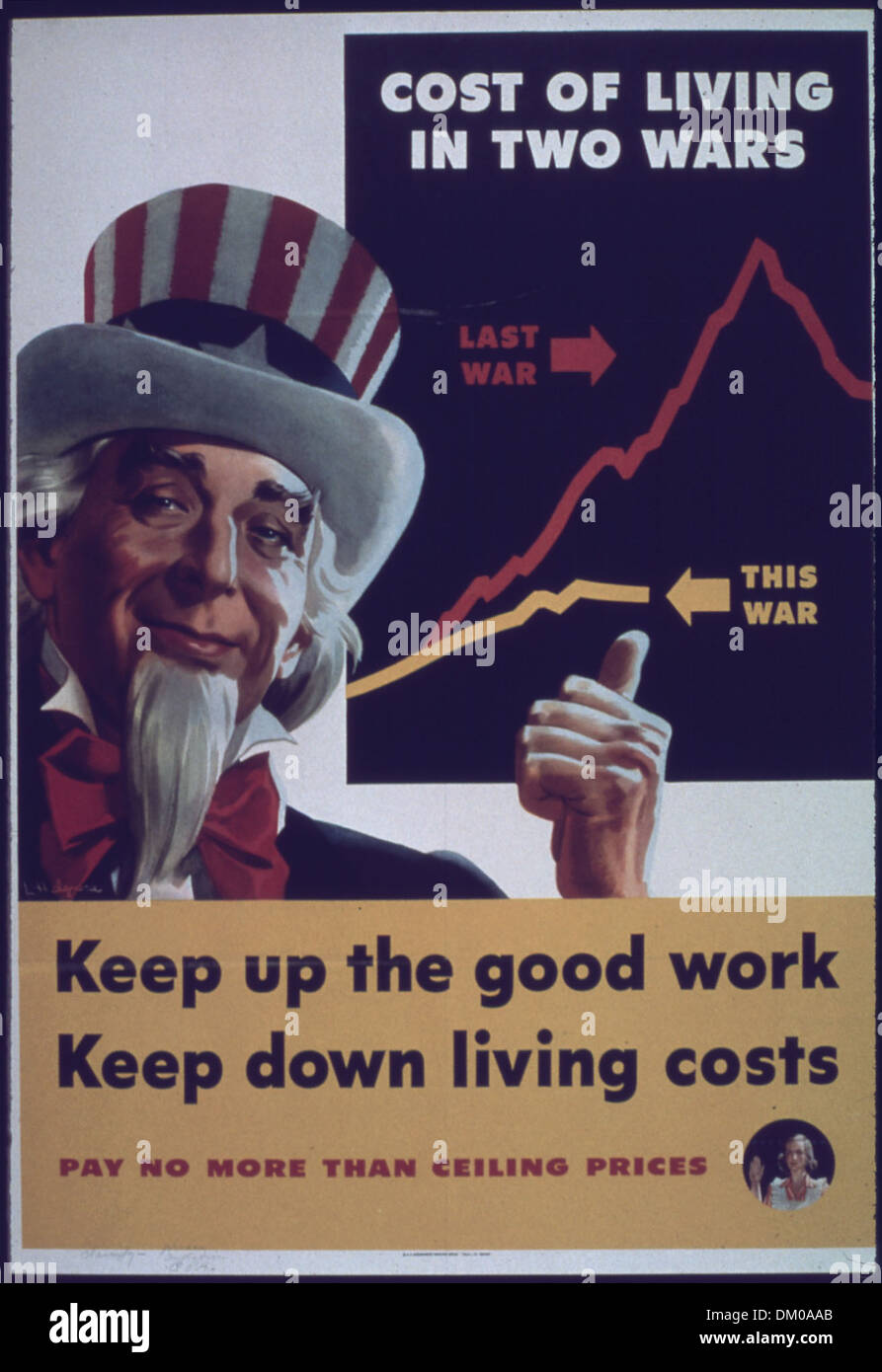 This World War II-era propaganda poster addresses the economic ...