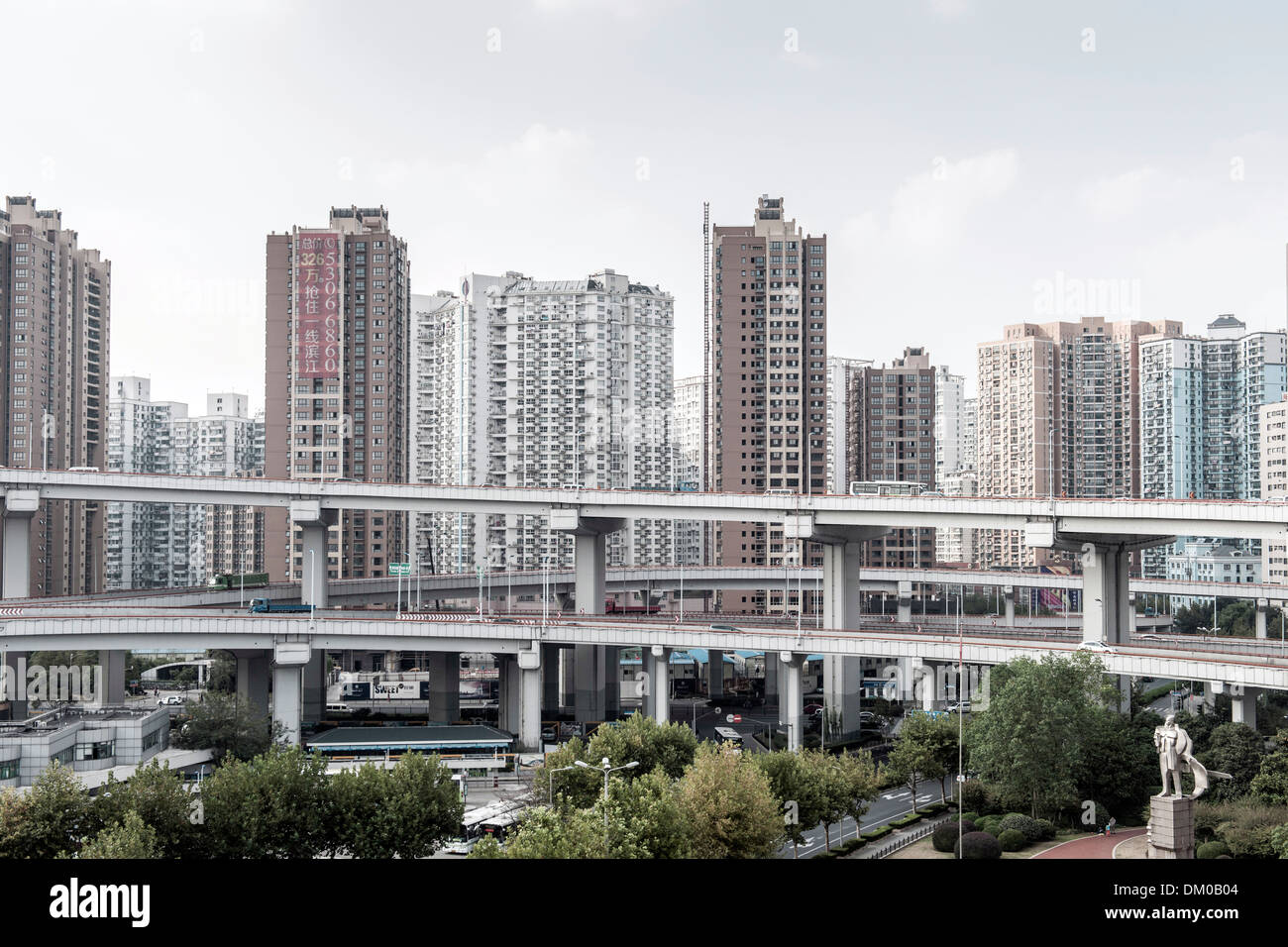 Nanpu Bridge Nanshi Shanghai China High Resolution Stock Photography ...