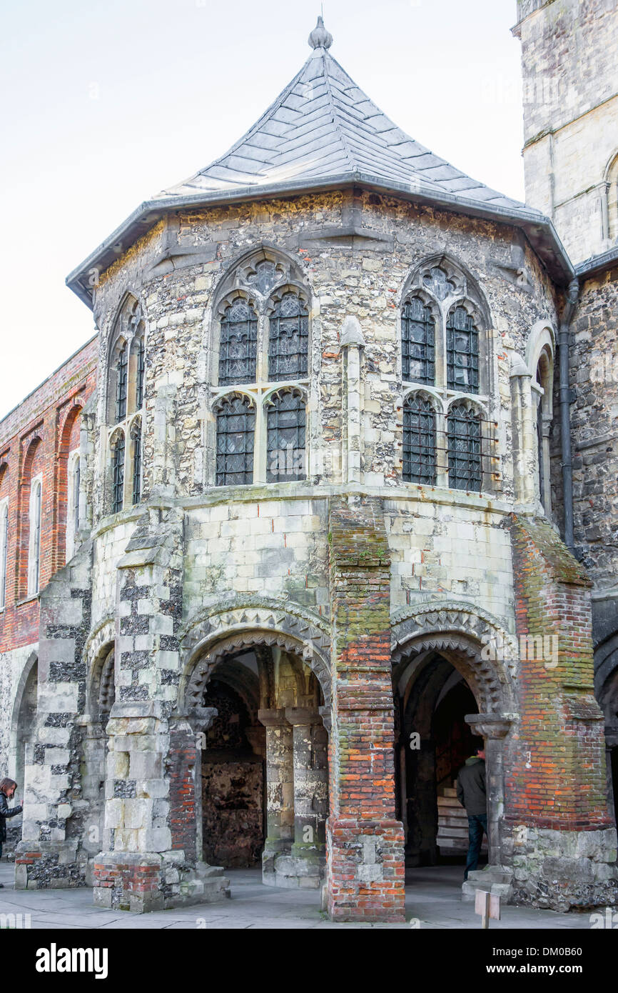 Cistern Tower Canterbury Cathedral Kent England Stock Photo - Alamy