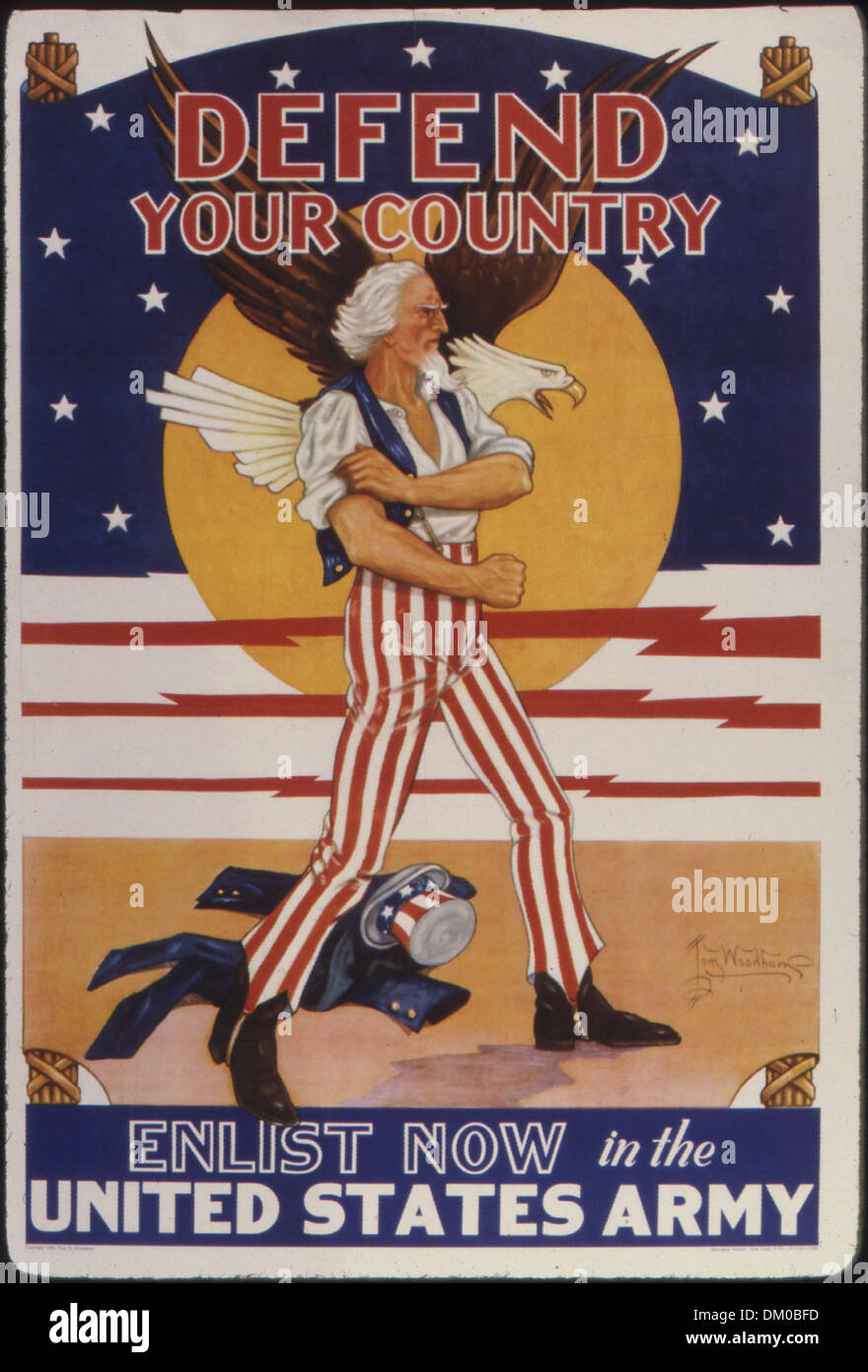 Italian poster defend hi-res stock photography and images - Alamy