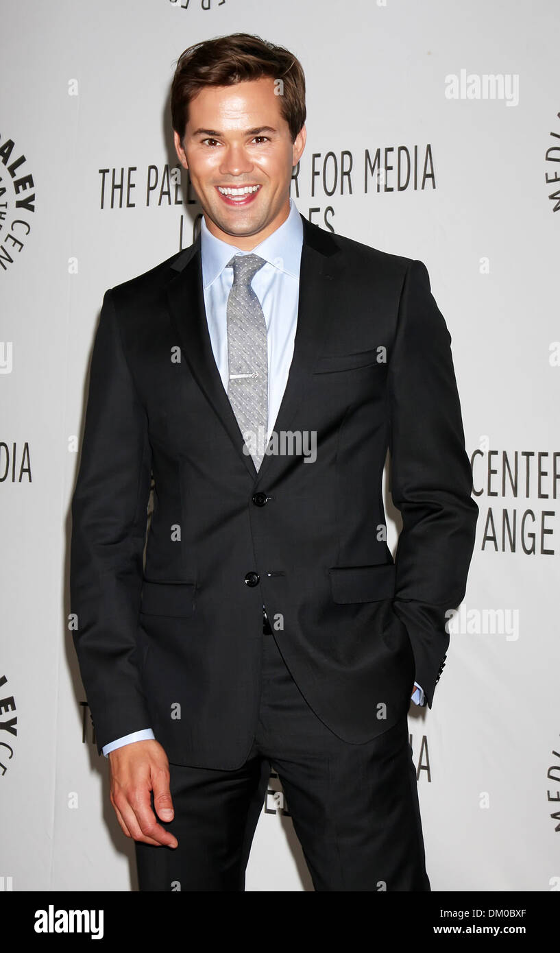 Andrew Rannells arrives at 'The New Normal' Fall TV Preview held at ...