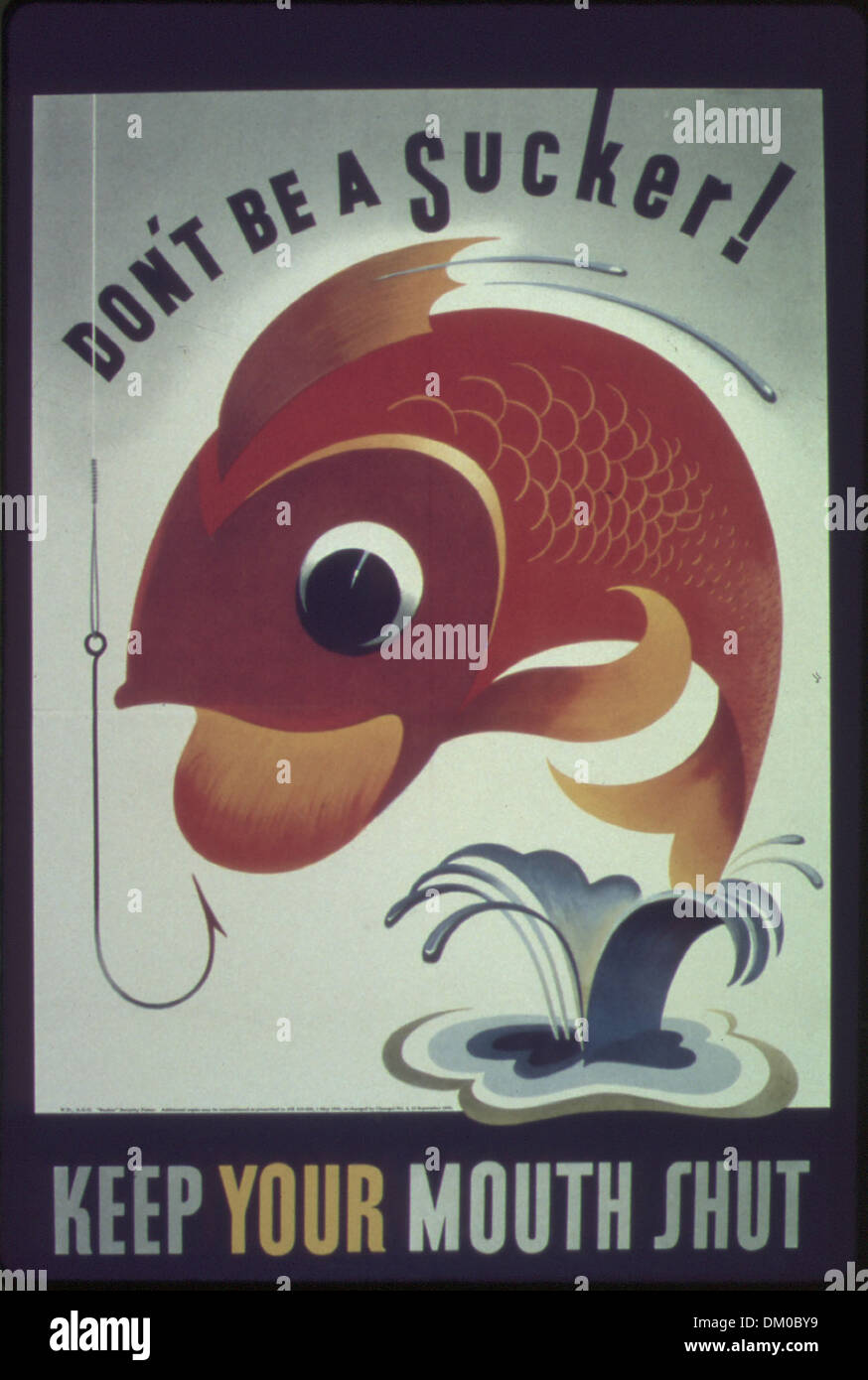 This World War II propaganda poster warns against sharing sensitive ...