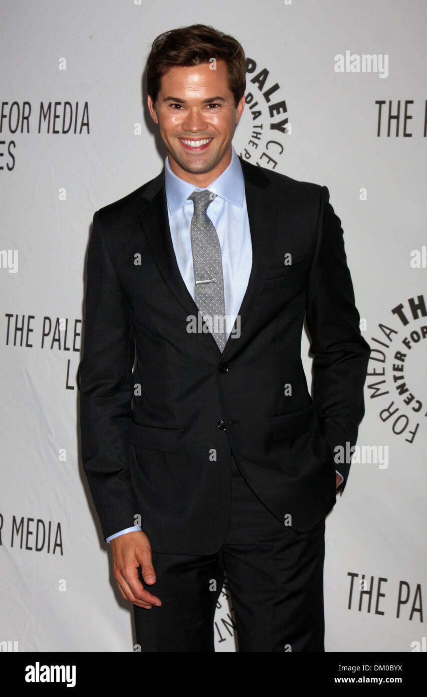 Andrew Rannells arrives at 'The New Normal' Fall TV Preview held at ...