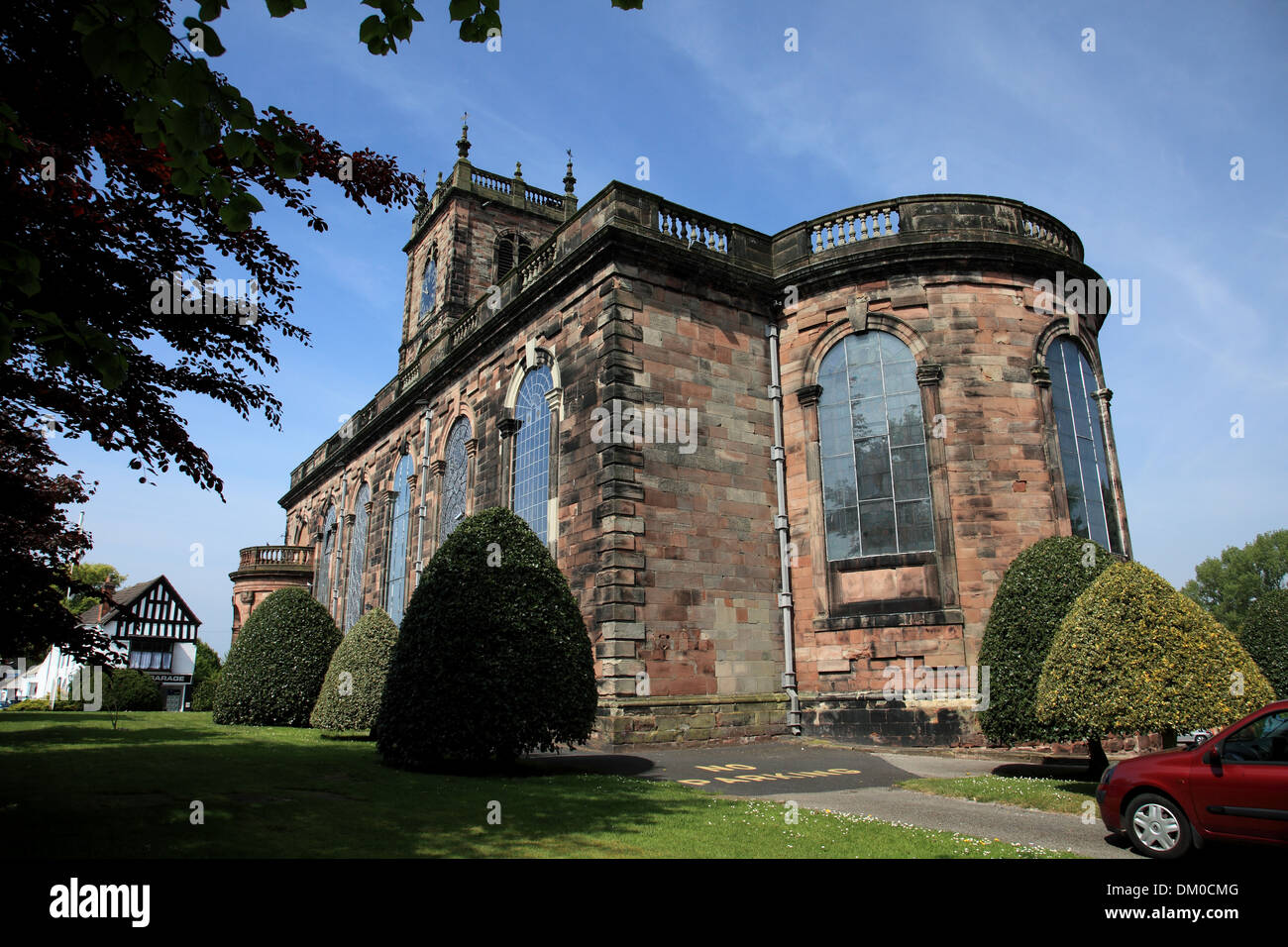 St. Alkmund’s Church, a large 18th century sandstone church built in ...