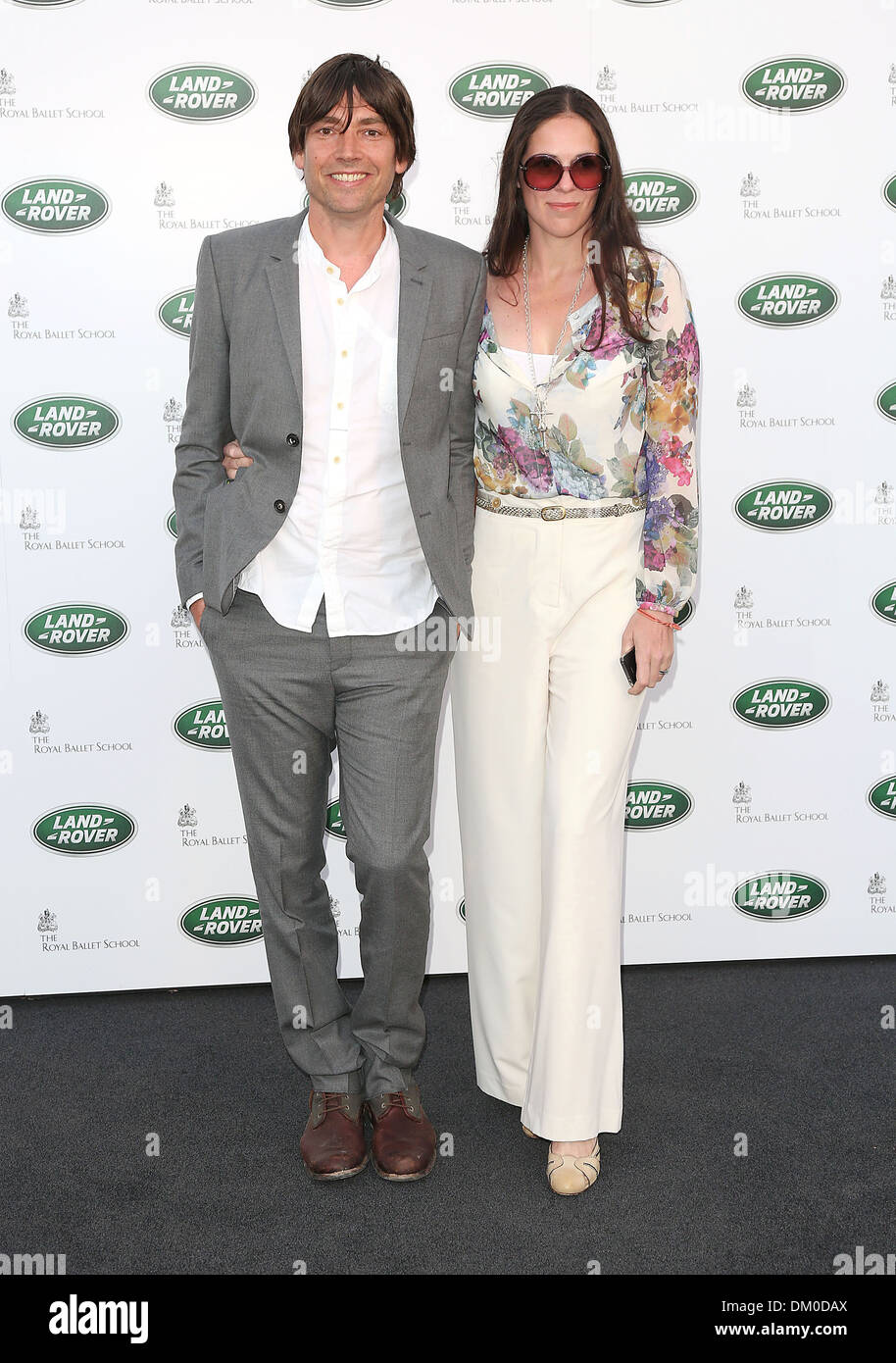 Alex James and wife Claire Range Rover global launch party held at ...