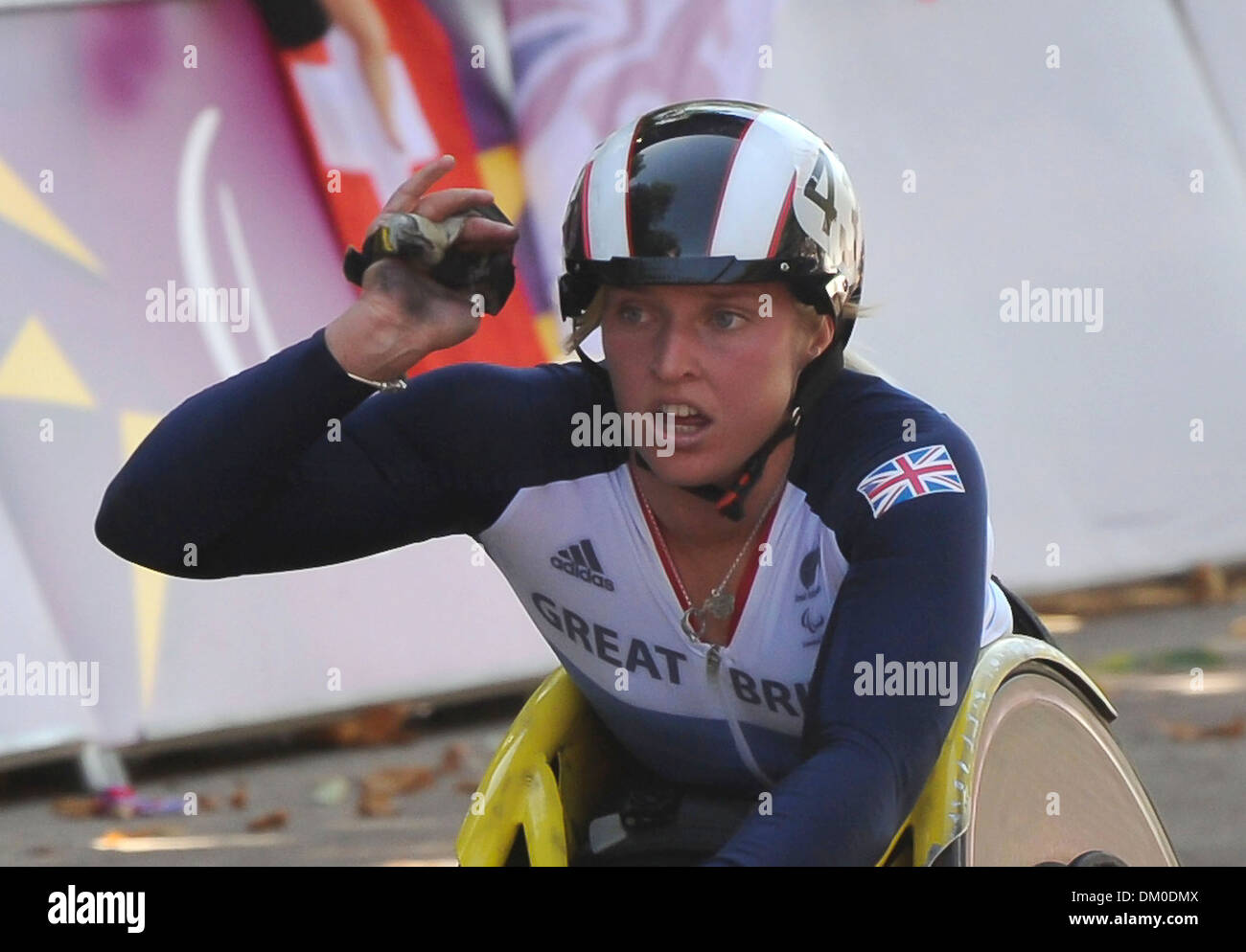 Shelly Woods of Paralympics Team GB wins Silver London 2012 Paralympic ...