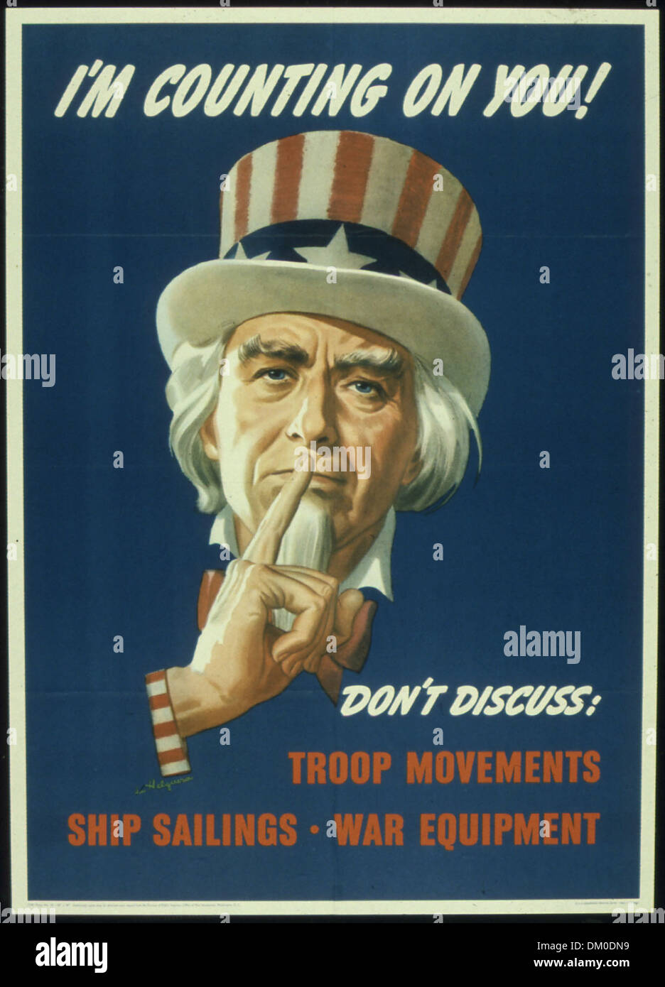 This World War II-era American propaganda poster features a personal ...