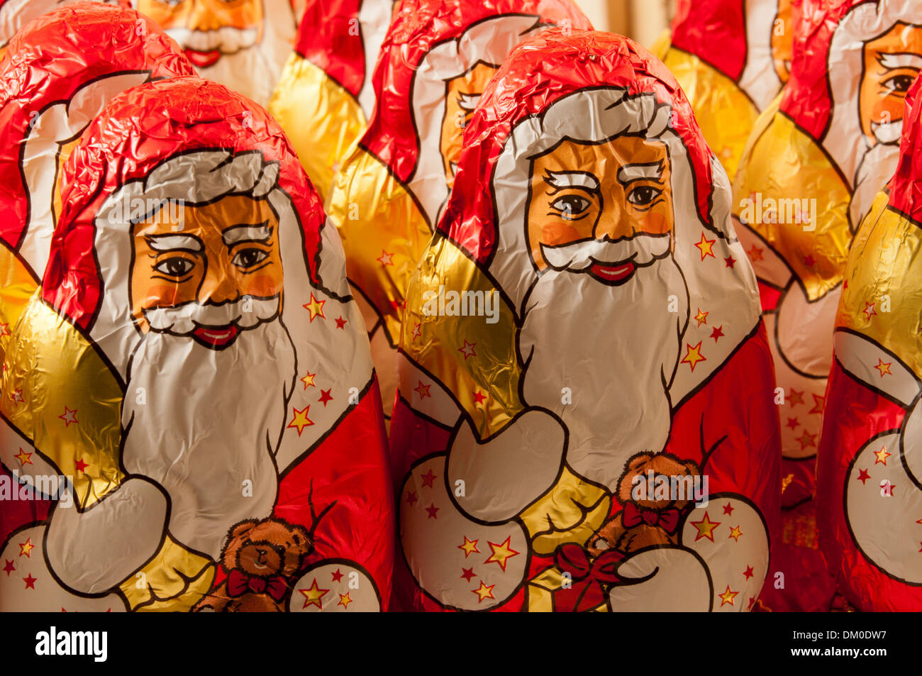 Lindt milk chocolate father christmas hi-res stock photography and ...