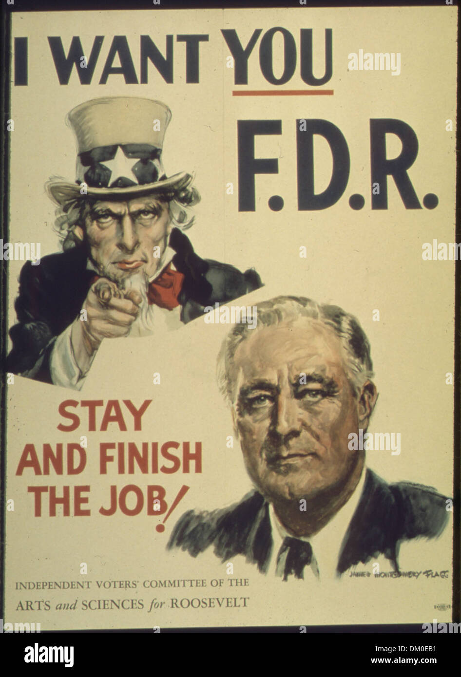 This iconic World War II propaganda poster features President Franklin ...