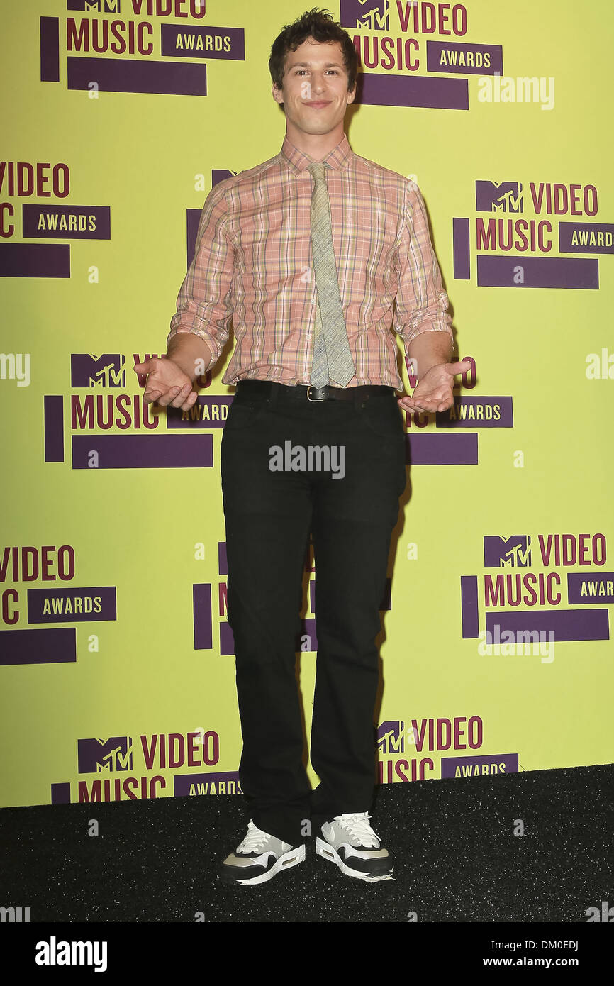 Andy Sandberg 2012 MTV Video Music Awards held at Staples Center ...