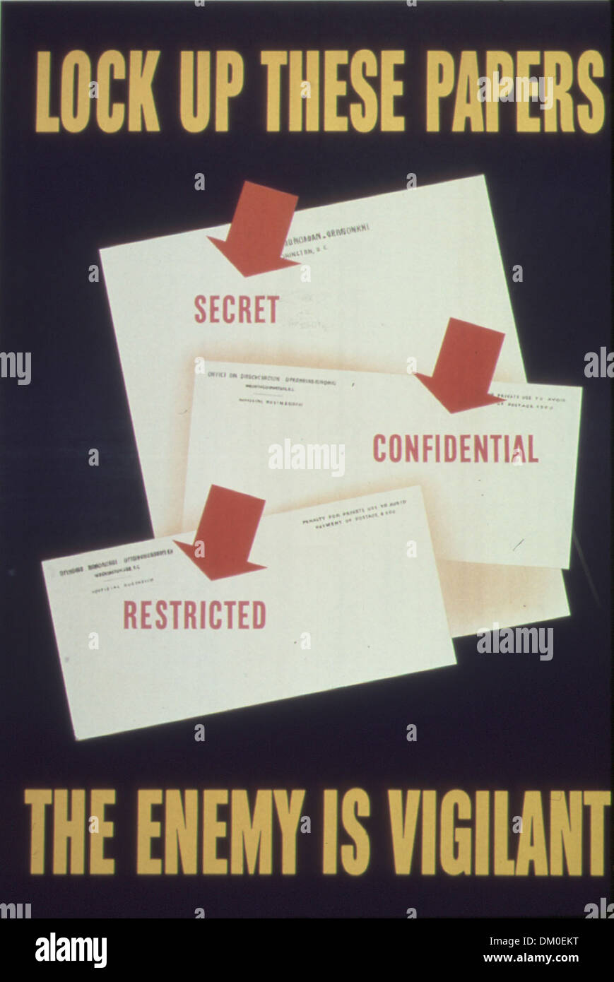Be vigilant poster hi-res stock photography and images - Alamy