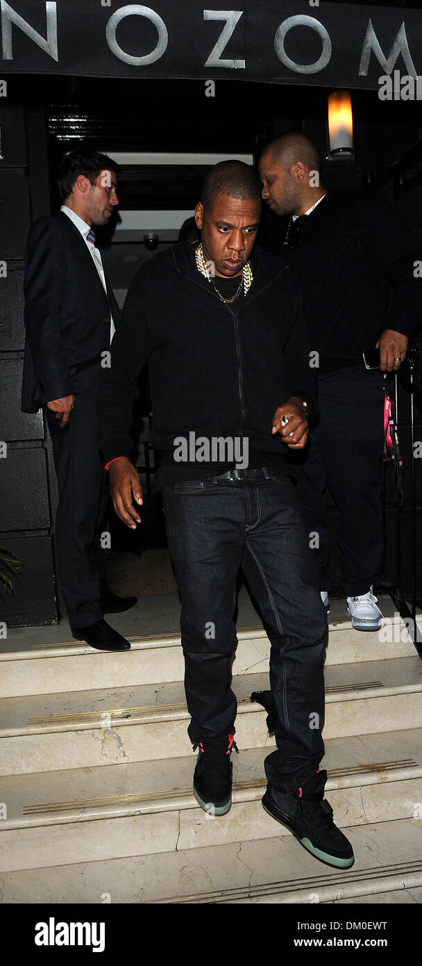 Jay Z stops off for a bite to eat at Nozumi in Chelsea before heading ...