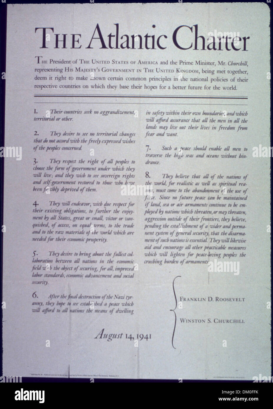 This propaganda poster highlights the importance of the Atlantic ...