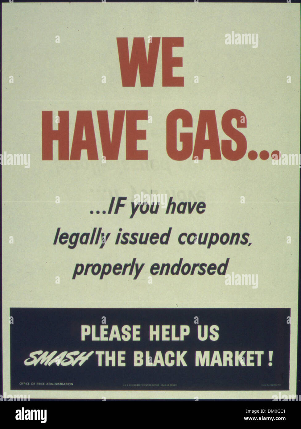 World war gasoline rationing hi-res stock photography and images - Alamy