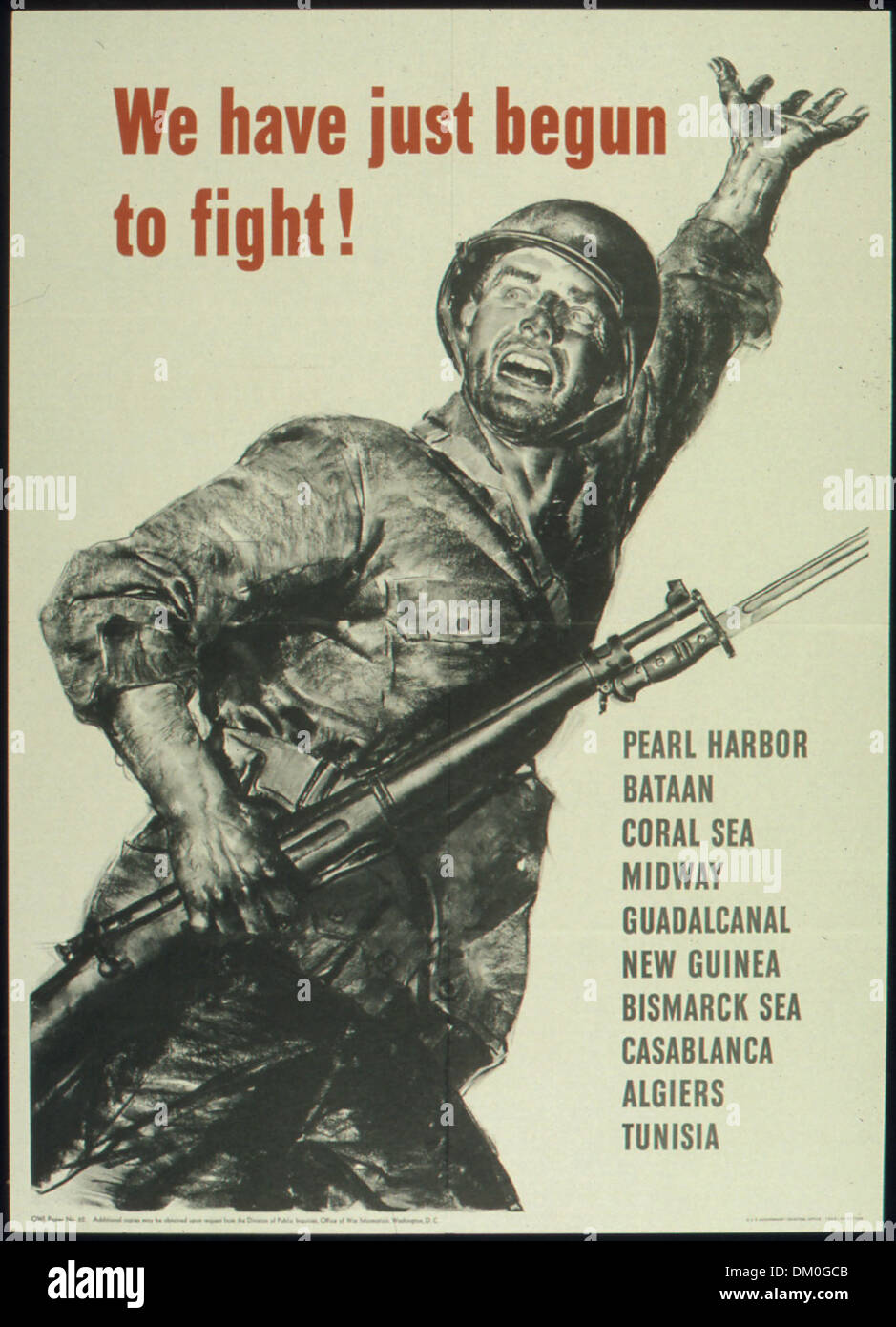 This World War II-era propaganda poster quotes John Paul Jones to ...