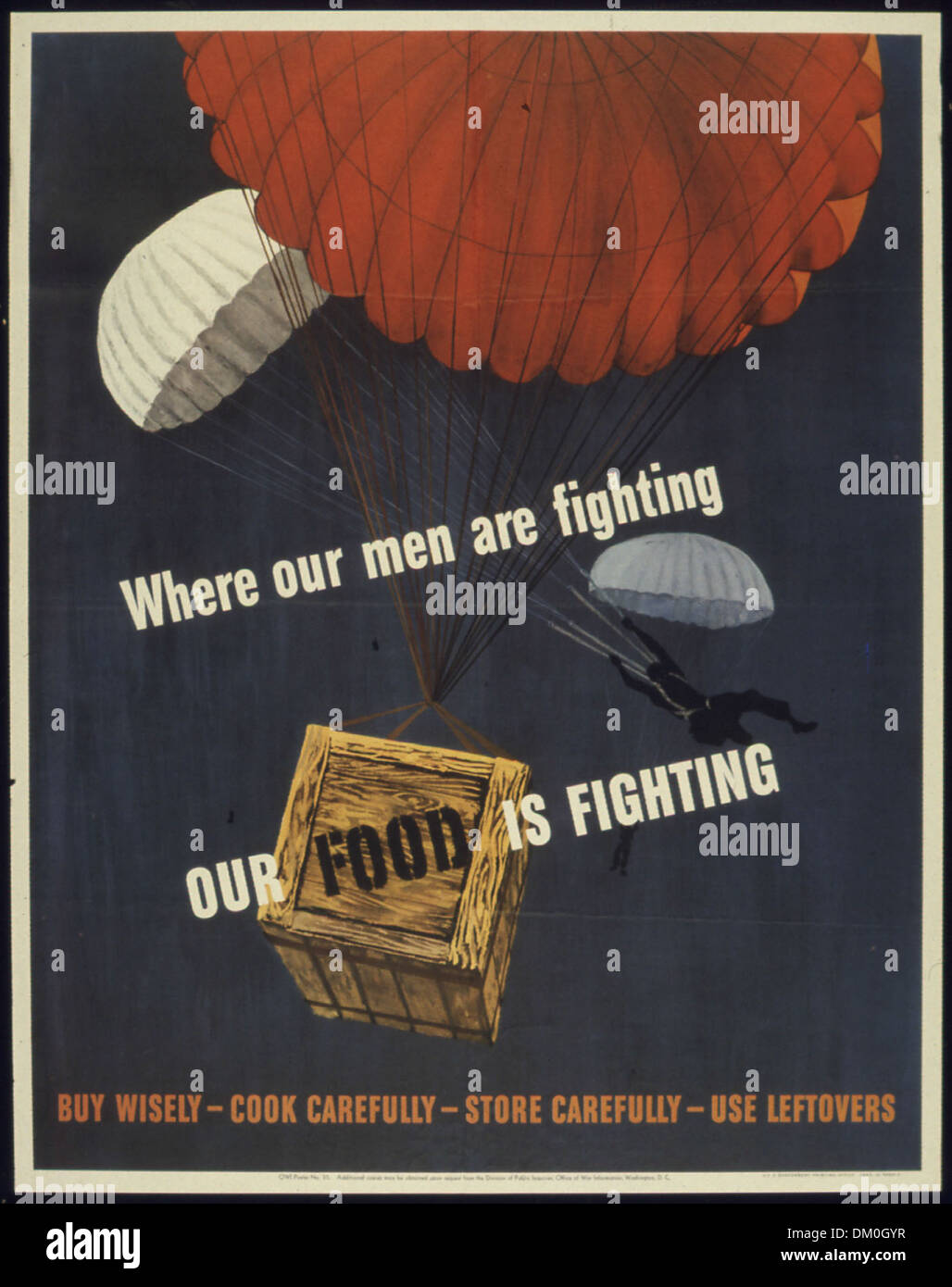 This World War II propaganda poster highlights the importance of food ...