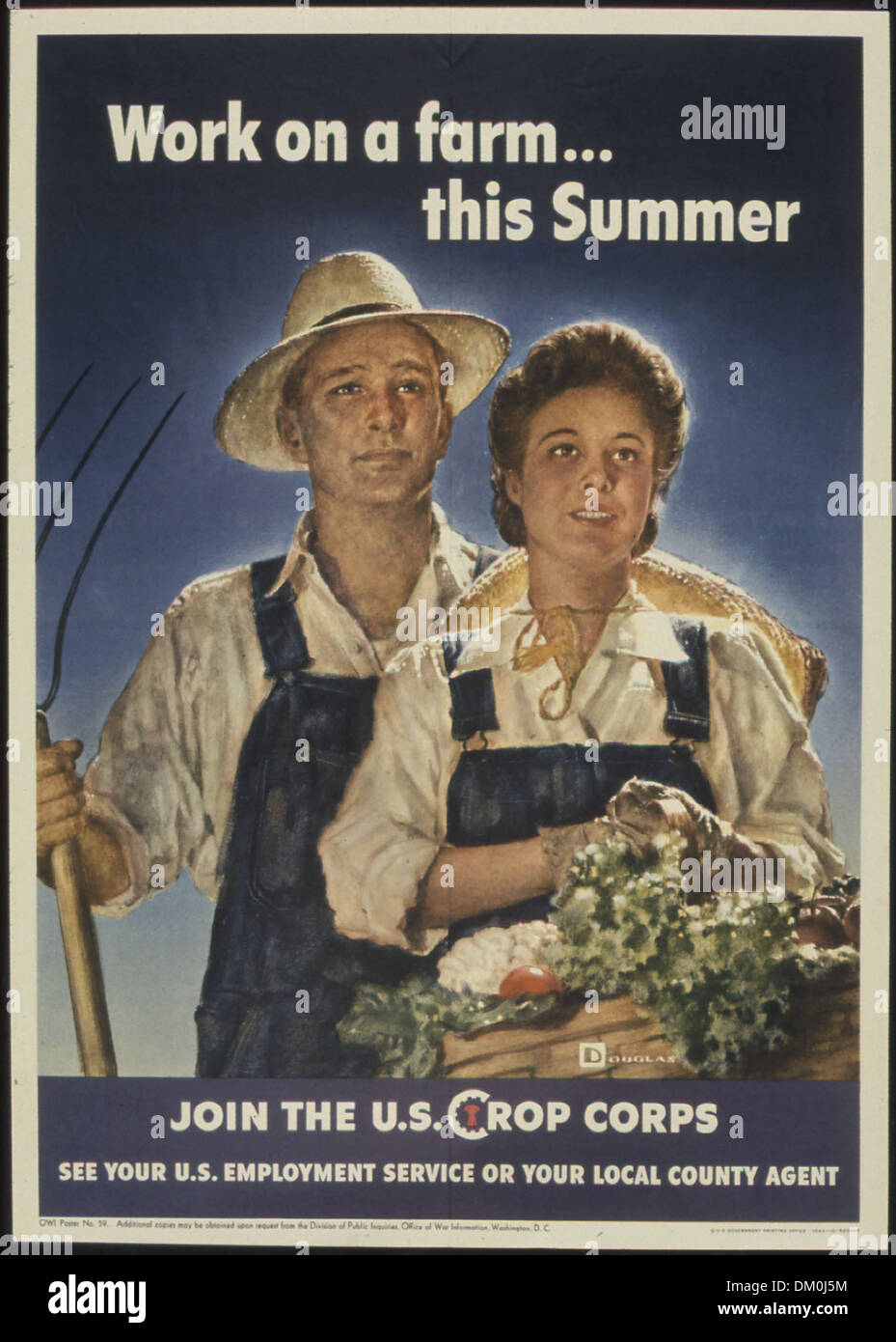 Wartime farm work hi-res stock photography and images - Alamy