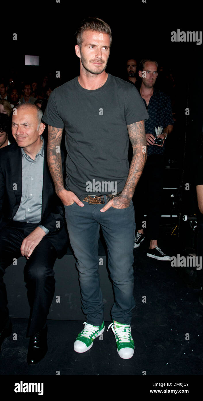 David Beckham Mercedes-Benz New York Fashion Week Spring/Summer 2013 ...