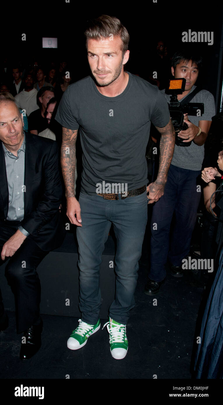 David Beckham Mercedes-Benz New York Fashion Week Spring/Summer 2013 ...