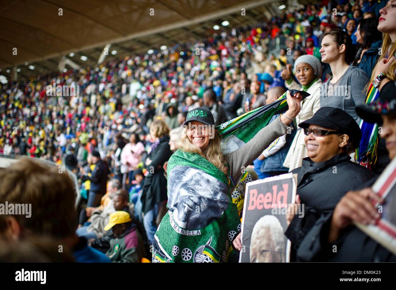 Johannesburg, South Africa. 10th Dec, 2013. People attending Nelson ...