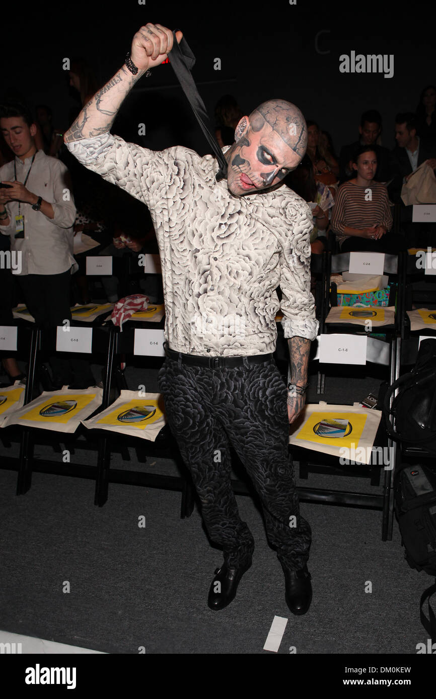 Rick Genest Zombie Boy Mercedes-Benz New York Fashion Week Spring ...