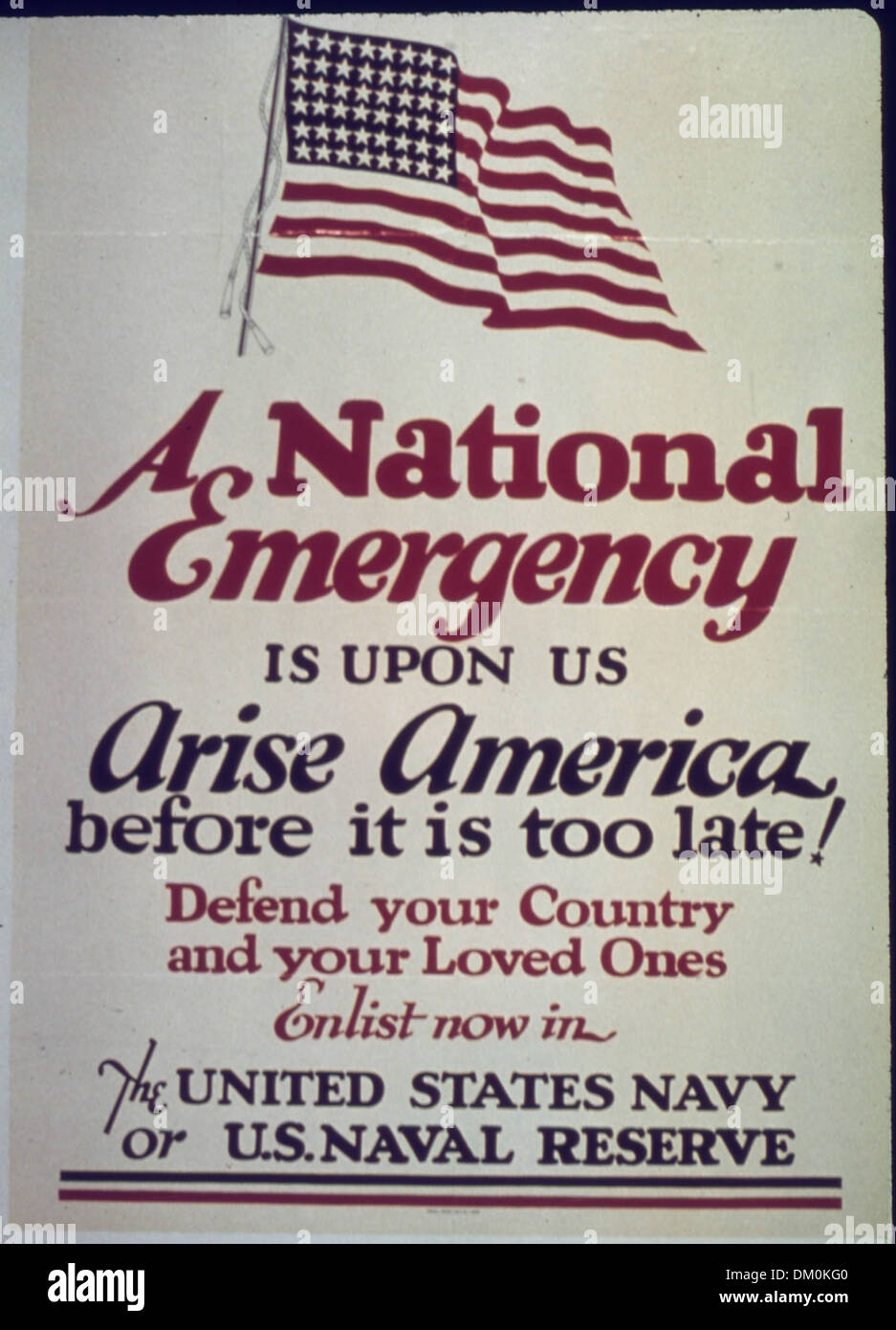 This American propaganda poster warns of the urgency of World War II ...