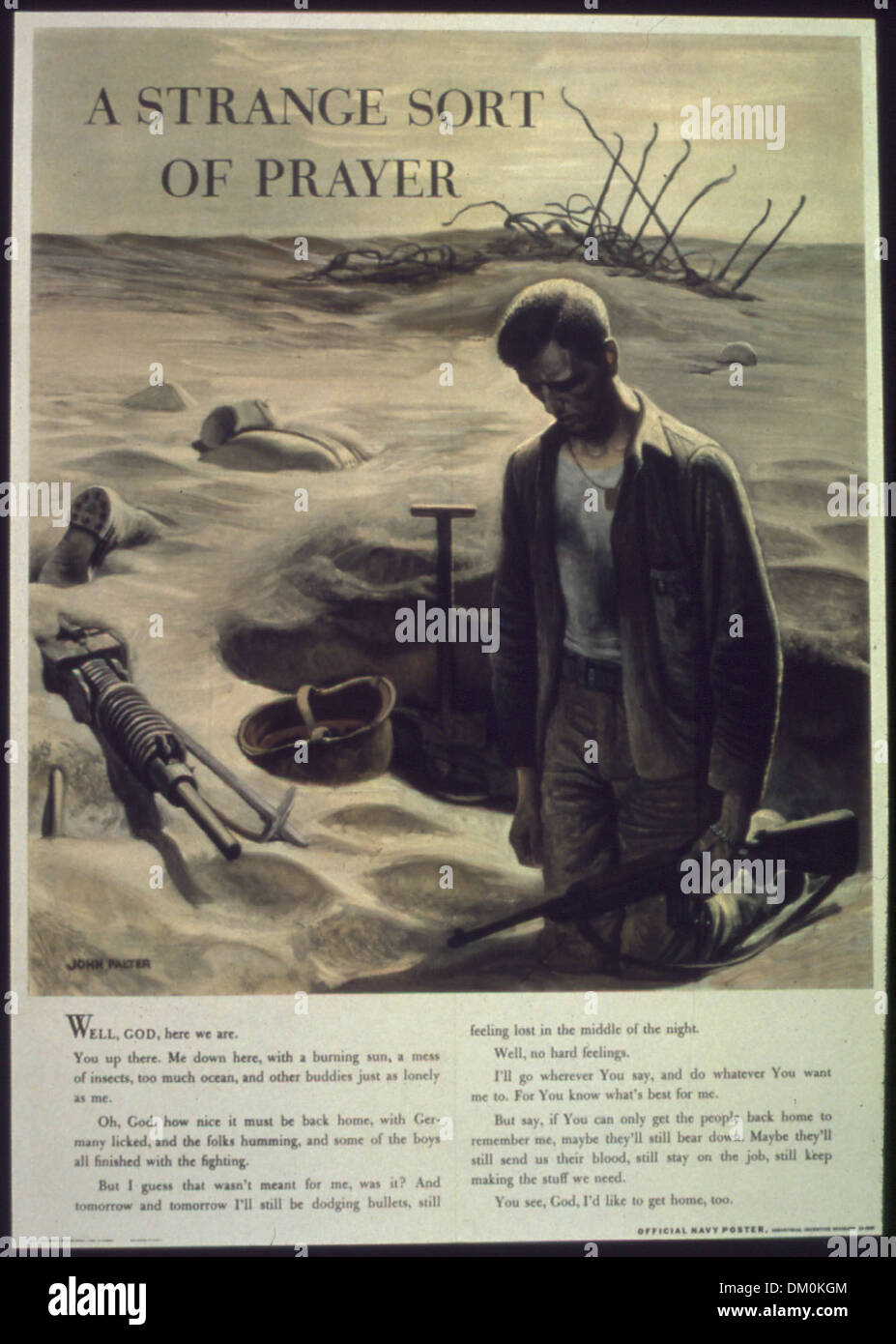This World War II propaganda poster portrays the uncertainty and ...