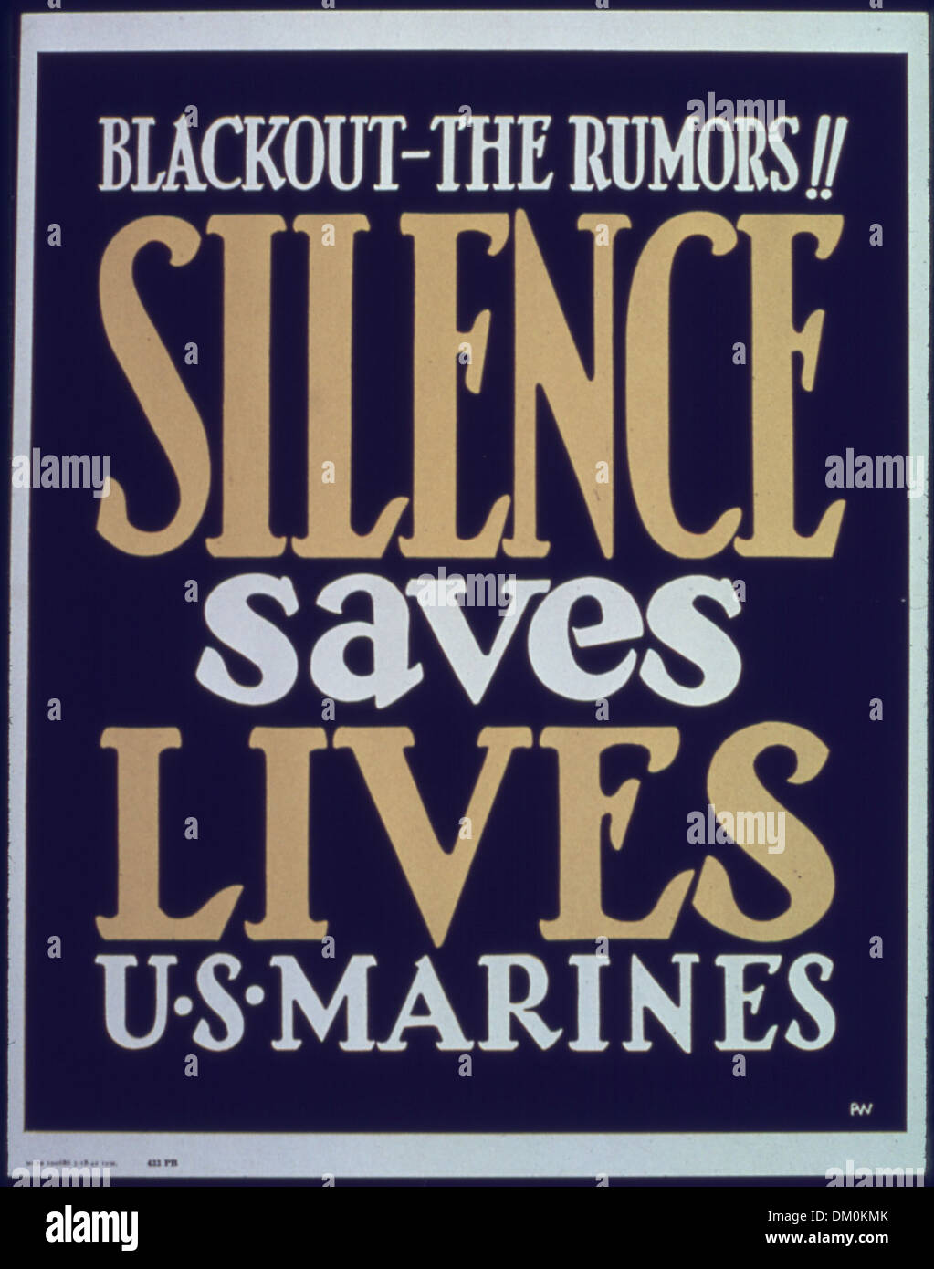 This World War II American propaganda poster warns against the spread ...