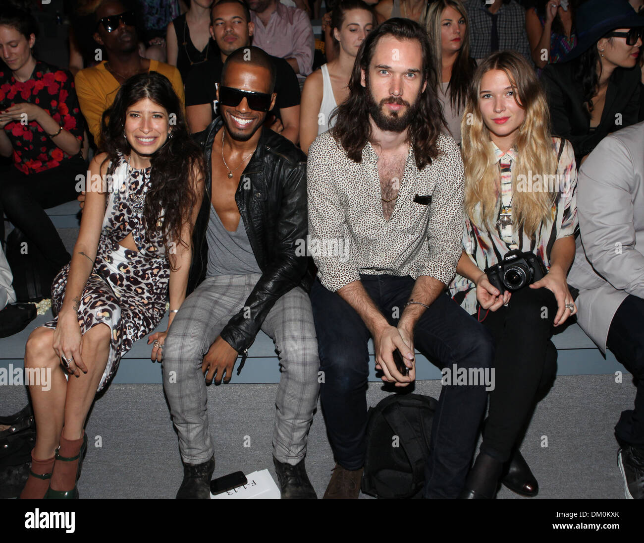 Eric West Elliot Bergman Natalie Bergman Mercedes-Benz New York Fashion ...